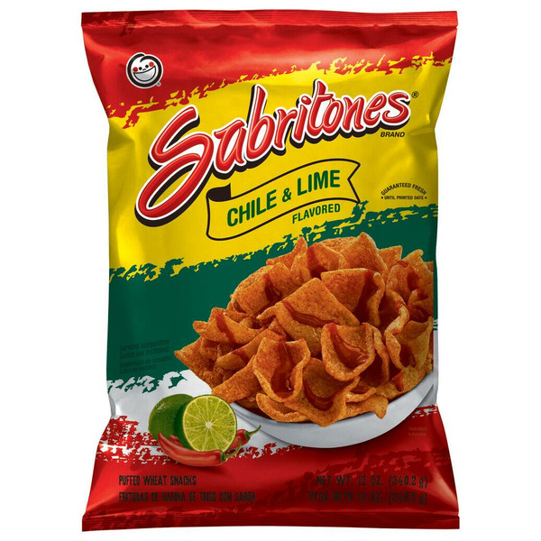 Costco Frito-Lay SABRITONES Wheat Snacks, Chile & Lime Flavored, Puffed ...