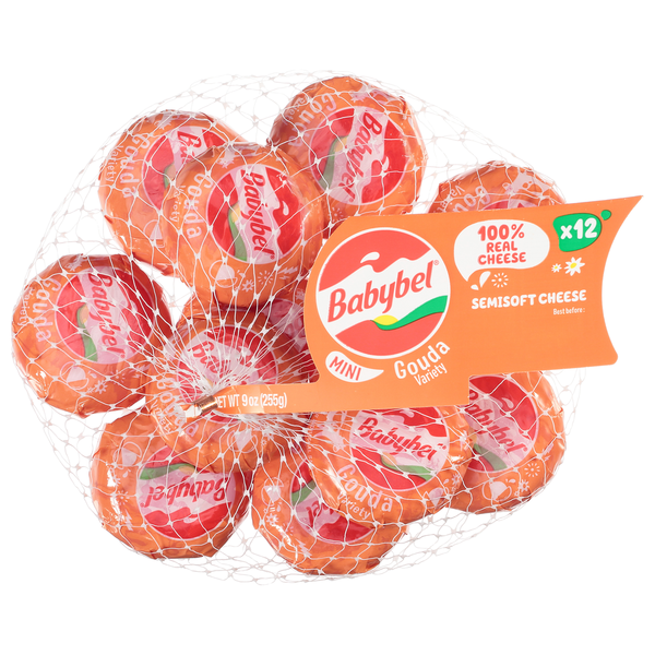 Babybel Cheese, Semisoft, Gouda Variety, Mini Same-Day Delivery or ...