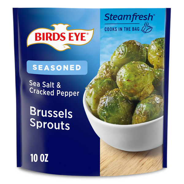 Kroger Birds Eye Steamfresh Sea Salt & Cracked Pepper Brussels Sprouts ...