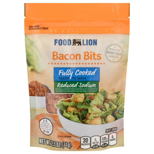 Food Lion Food Lion Bacon Bits, Reduced Sodium, Real Same-Day Delivery ...