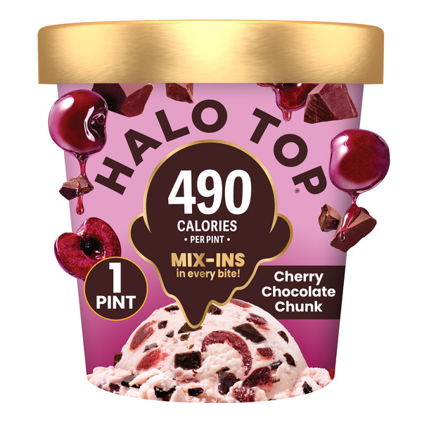 ShopRite Halo Top Cherry Chocolate Chunk Light Ice Cream Pint Same-Day ...