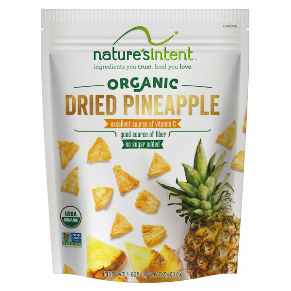 Nature's Intent Organic Dried Pineapple, 26 oz Same-Day Delivery | Costco