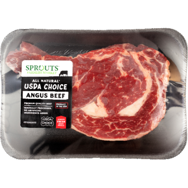 Sprouts Farmers Market Boneless Angus Beef Rib Eye Steak Same-Day ...