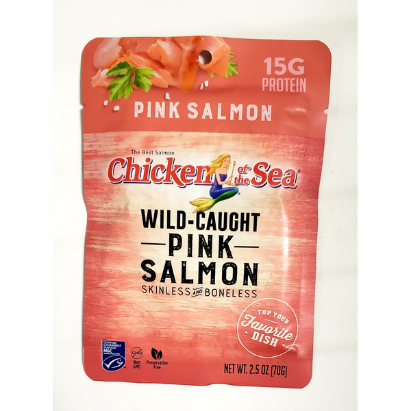 Chicken of the Sea Wild Caught Alaskan Pink Salmon in Spring Water ...