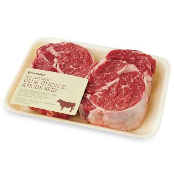 GreenWise USDA Choice Beef Antibiotic Free Angus Chuck Eye Steak Same-Day Delivery or Pickup ...
