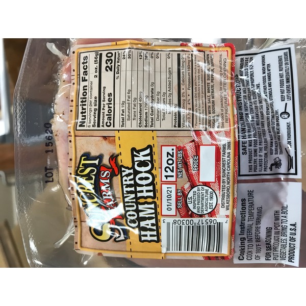Food Lion Suncrest Farms Country Ham Hock Same-Day Delivery or Pickup ...
