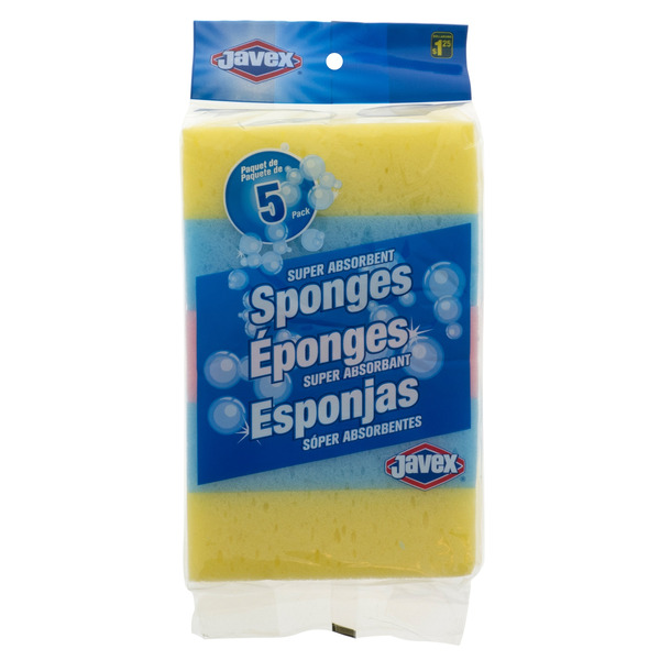 Scrubber Cleanz 6 Rainbow Sponges (Assorted Colours) Same-Day Delivery ...