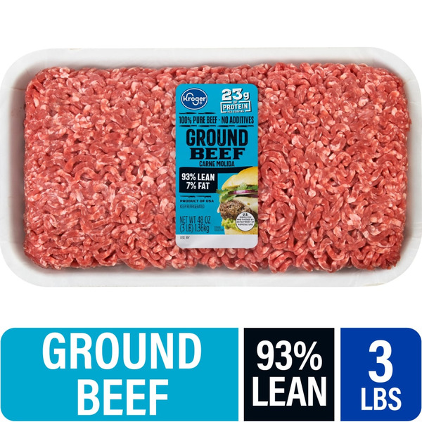 Kroger 93% Ground Beef Same-Day Delivery or Pickup | Instacart