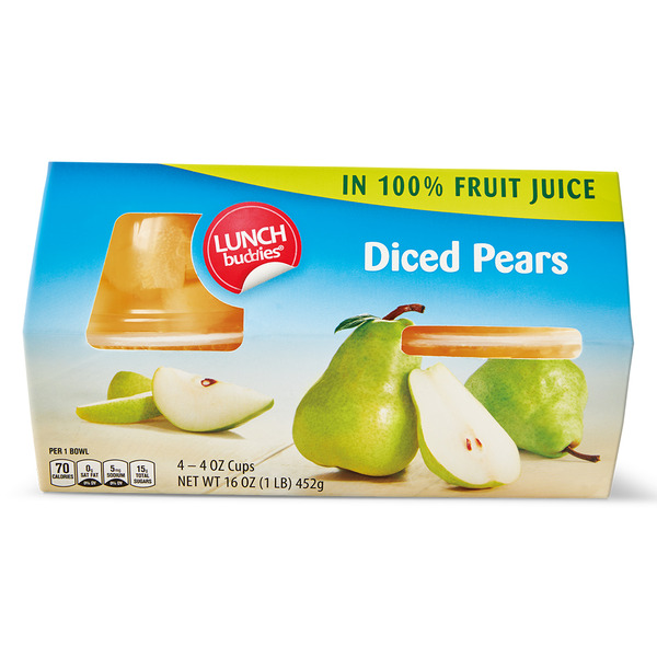 ALDI Lunch Buddies Pear Fruit Bowl In 100% Juice Same-Day Delivery or ...
