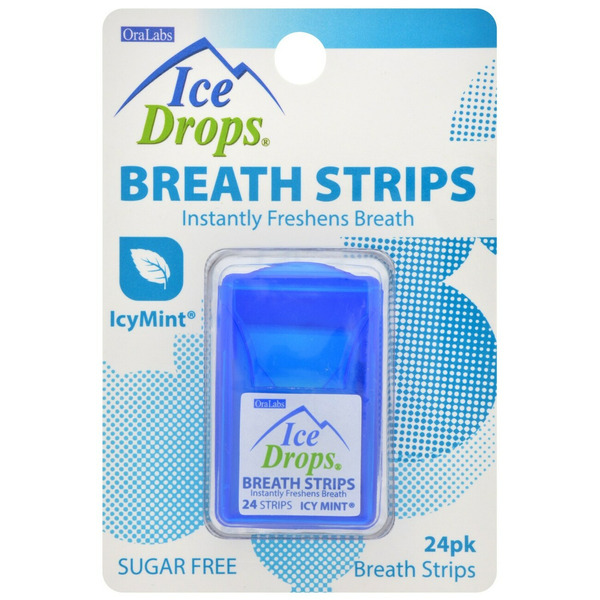 Ice Drops Breath Strips Fresh Mint Same-Day Delivery | Dollar Tree