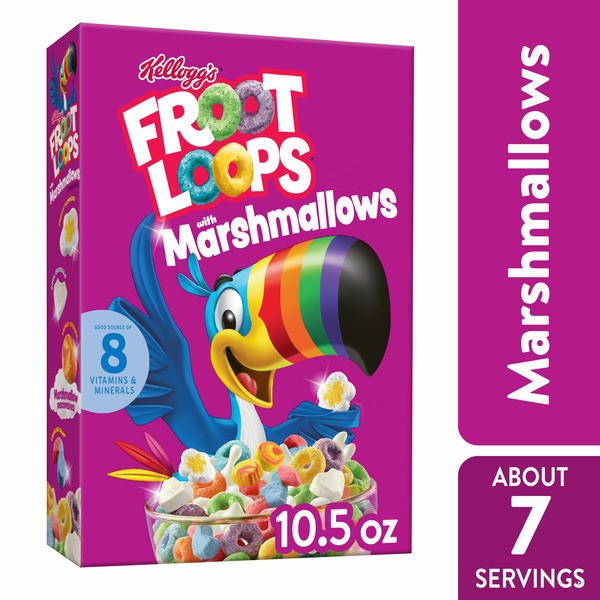Publix Kellogg's Froot Loops Cereal, Sweetened Multi-Grain, with ...