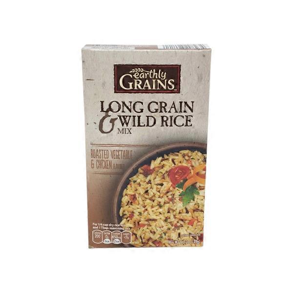 Earthly Grains Roasted Vegetable & Chicken Flavored Long Grain & Wild Rice Mix (6.3 oz) - Instacart