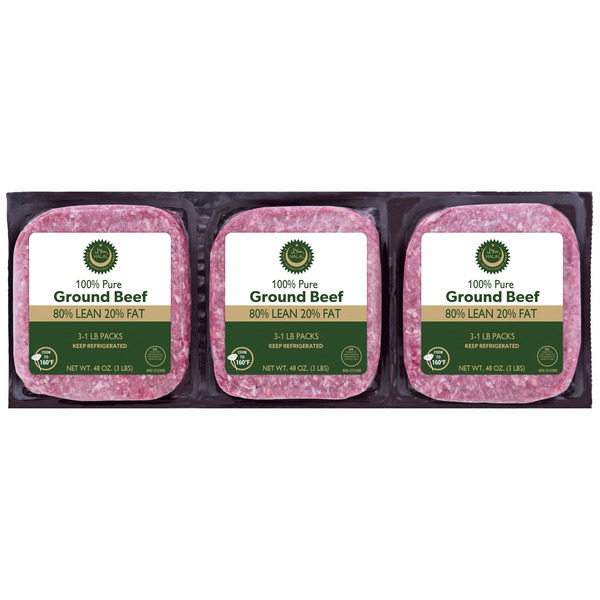 Halal 80% Lean 20% Fat 100% Pure Ground Beef Hamburger Same-Day ...