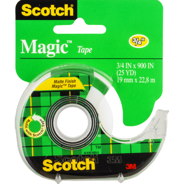 Scotch Magic Tape 3/4" (25 yds) - Instacart