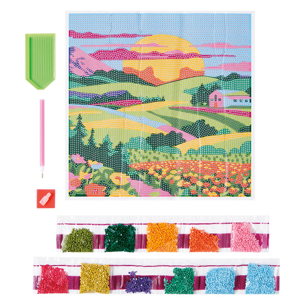 make. Sunset Gem by Number Kit Same-Day Delivery or Pickup | ALDI