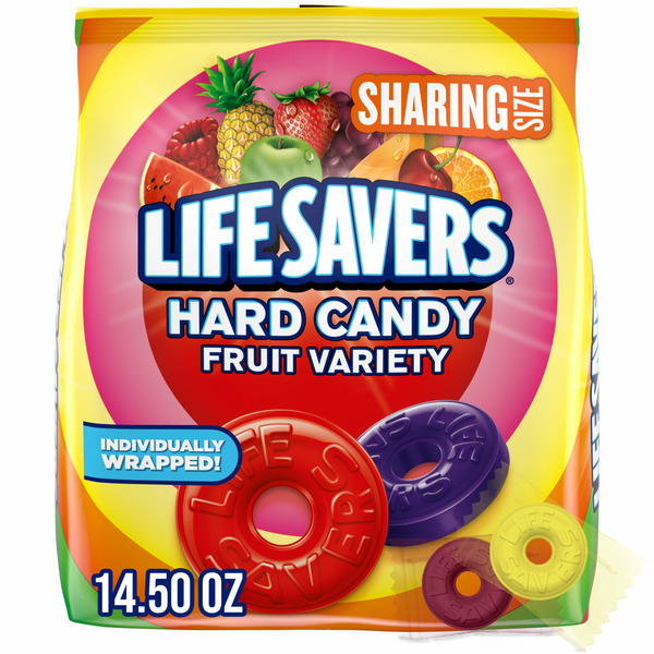 ShopRite Life Savers Fruit Variety Hard Candy Individually Wrapped ...