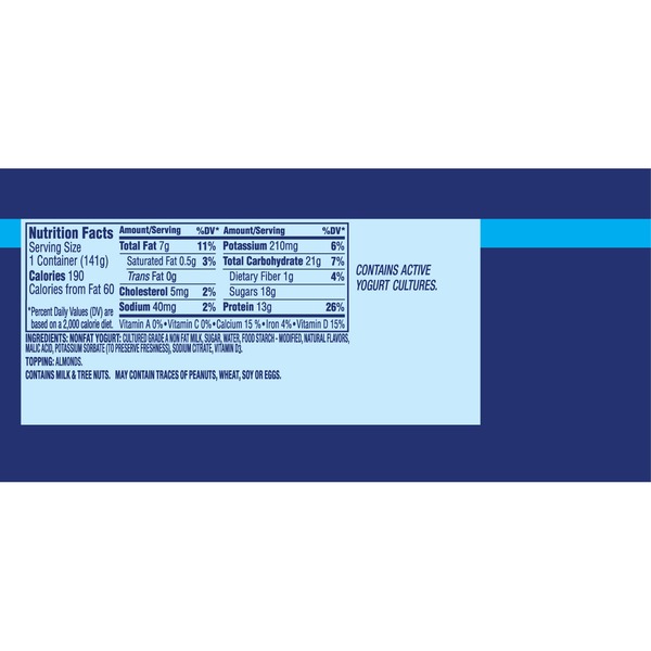 Oikos Crunch Vanilla Almond Nutrition Facts | Besto Blog