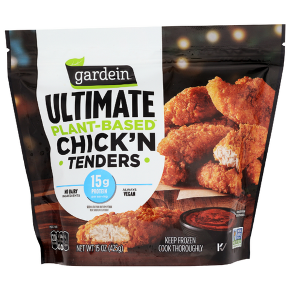 Gardein Ultimate Plant-Based Chick'n Tenders, Vegan Food, Frozen Food ...