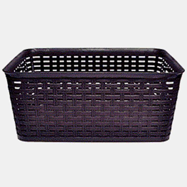 PlasticO Assorted Colours) Large Plastic Woven Basket Same-Day Delivery ...