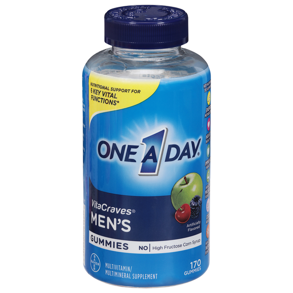 Walgreens One A Day Men's Multivitamin/Multimineral Supplement Same-Day ...
