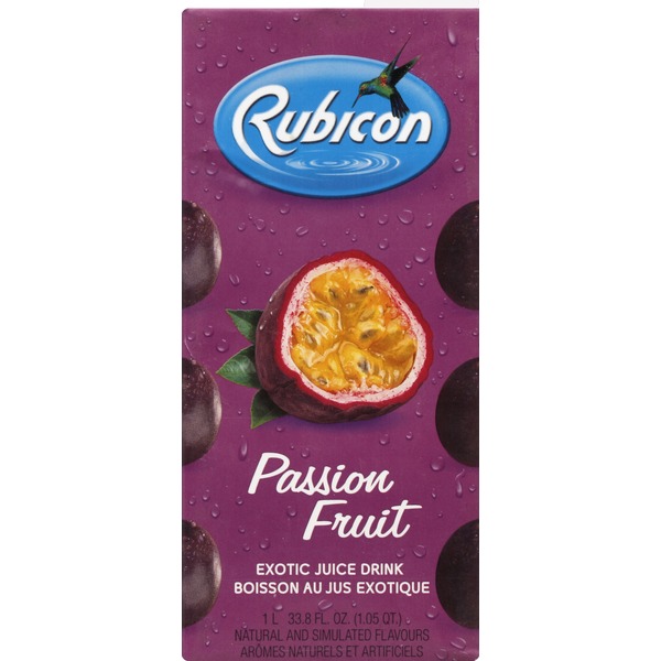 Rubicon Exotic Juice Drink, Passion Fruit (33.8 oz) - Instacart