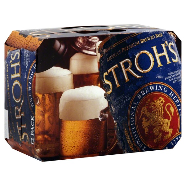 Stroh Beer (12 fl oz) - Instacart