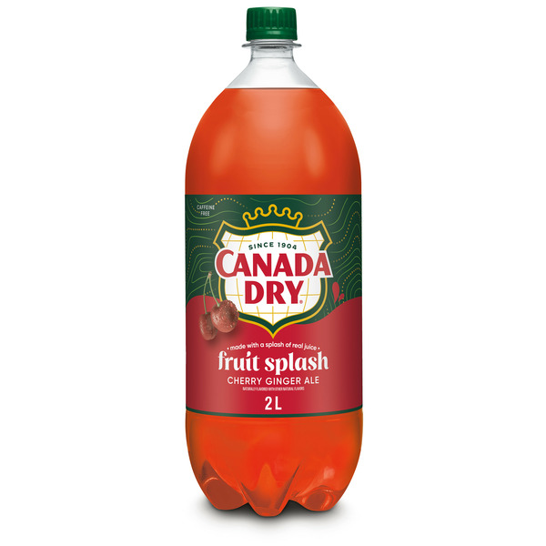 Canada Dry Fruit Splash Cherry Ginger Ale Same-Day Delivery or Pickup ...
