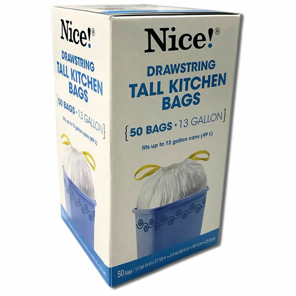 Walgreens Nice Drawstring Tall Kitchen Trash Bag Same-Day Delivery or ...