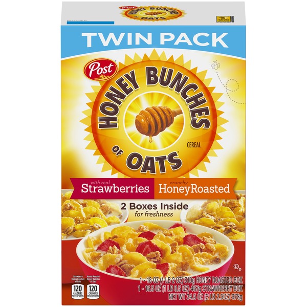 Honey Bunches of Oats Post Oats Variety Pack (2 ct) - Instacart