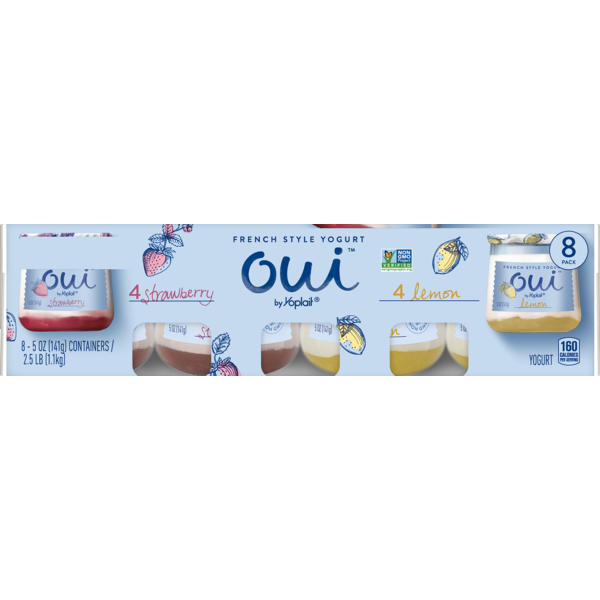 General Mills Oui by Yoplait French Style Yogurt Variety Pack ...