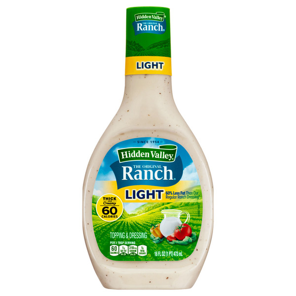 Wegmans Hidden Valley Original Ranch® Light Salad Dressing and Topping ...