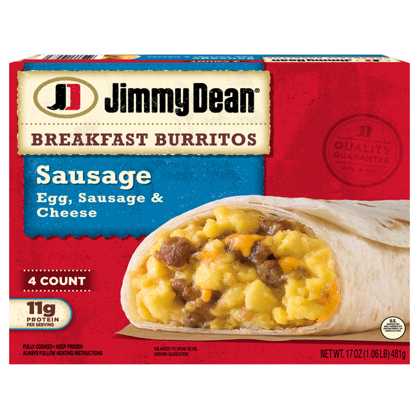 Food Lion Jimmy Dean Frozen Sausage Breakfast Burritos Same-Day ...