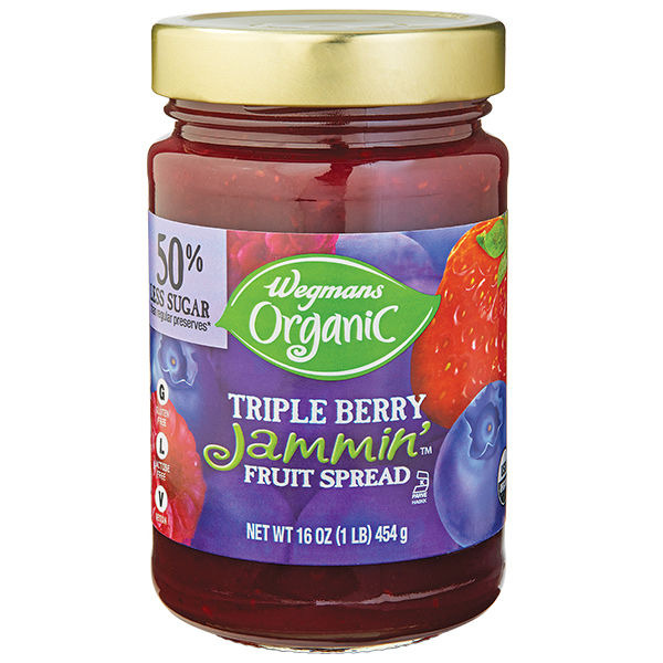 Wegmans Wegmans Organic Triple Berry Jammin' Fruit Spread Same-Day ...