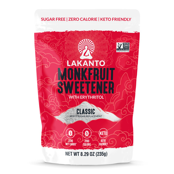 Lakanto Classic Monk Fruit Sweetener with Erythritol, White Sugar Same ...