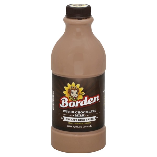 Borden Milk, Dutch Chocolate (1 qt) - Instacart