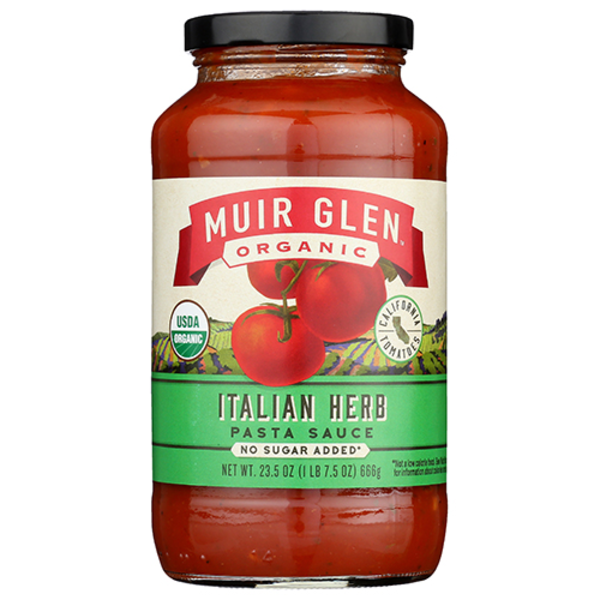 Muir Glen Organic Italian Herb Pasta Sauce, No Sugar Adde Same-Day ...