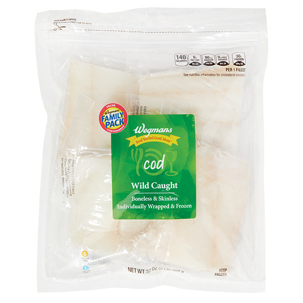 Wegmans Wegmans Food You Feel Good About Wild Caught Alaska Cod, FAMILY ...