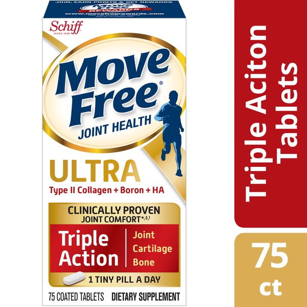 Movefree® Move Free Ultra Triple Action, 75 Tablets Same-Day Delivery ...