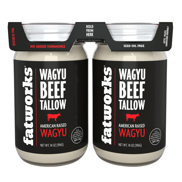 Fatworks Wagyu Beef Tallow, 14 oz, 2-count Same-Day Delivery | Costco