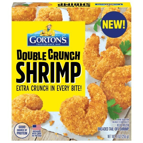 Gorton's Frozen Double Crunch Whole Tail-Off Breaded Shrimp Same-Day ...