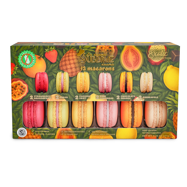 Sublime Desserts Macarons, Exotic Collection Same-Day Delivery or ...