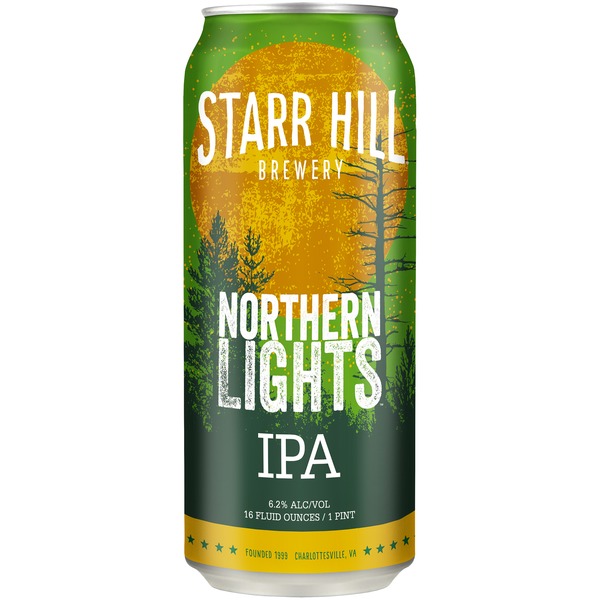 Starr Hill Brewery Northern Lights Ipa Beer (16 fl oz) - Instacart