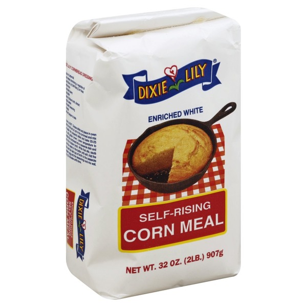 Dixie Lily Corn Meal, Self-Rising, Enriched White (32 oz) - Instacart