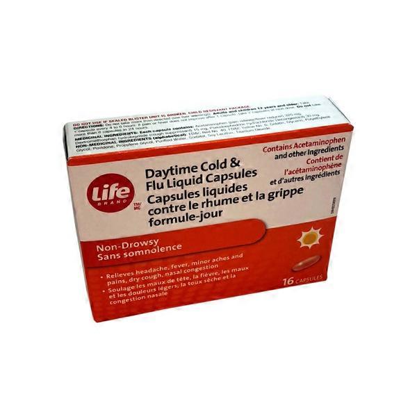 Life Brand Cold & Flu Day Caplets (16 ct) - Instacart