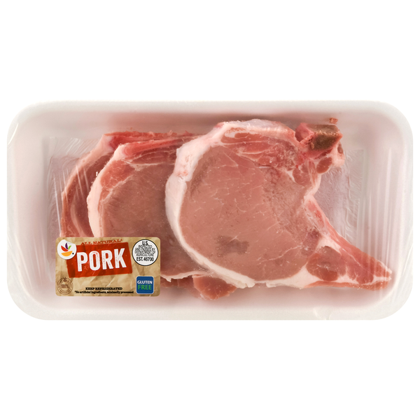 Stop & Shop Store Brand Bone-In Center Cut Pork Chops Same-Day Delivery ...