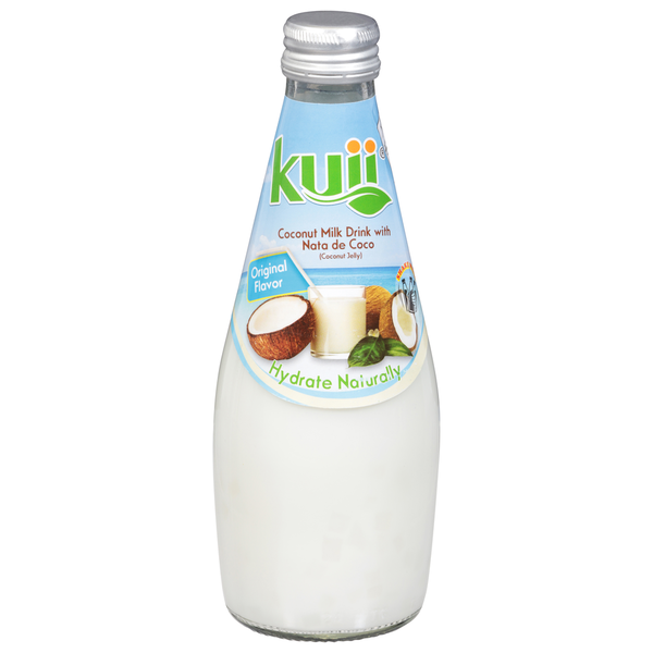 Kuii Coconut Milk Drink, with Nata de Coco, Original Flavor Same-Day ...