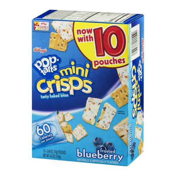 Pop-Tarts Kellogg's Pop-Tarts Mini Crisps Baked Bites Pouches Frosted ...