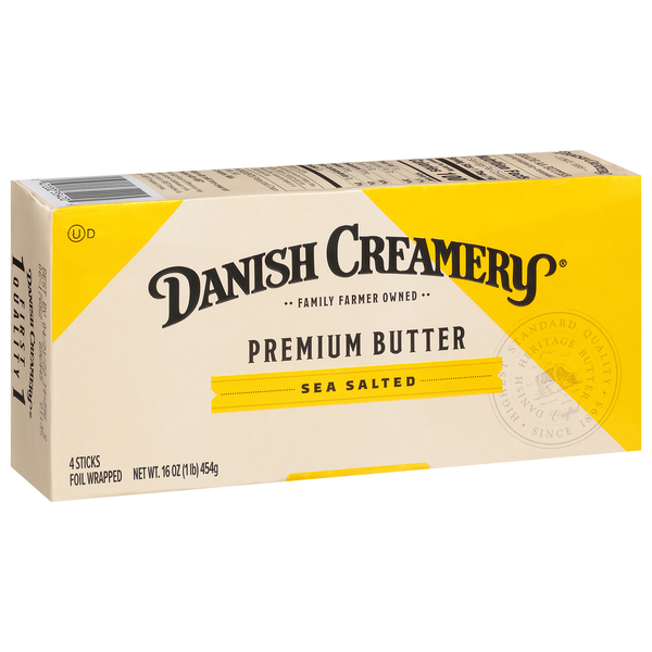 Safeway Danish Creamery Butter, Premium, Sea Salted, 4 Sticks Same-Day ...