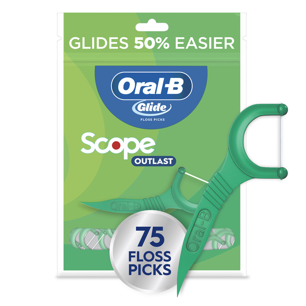 Kroger Oral-B Dental Floss Picks with Scope Outlast, Mint Same-Day ...