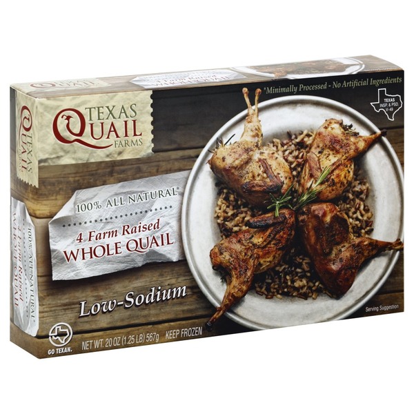 Texas Quail Farms Quail, Whole (4 oz) - Instacart